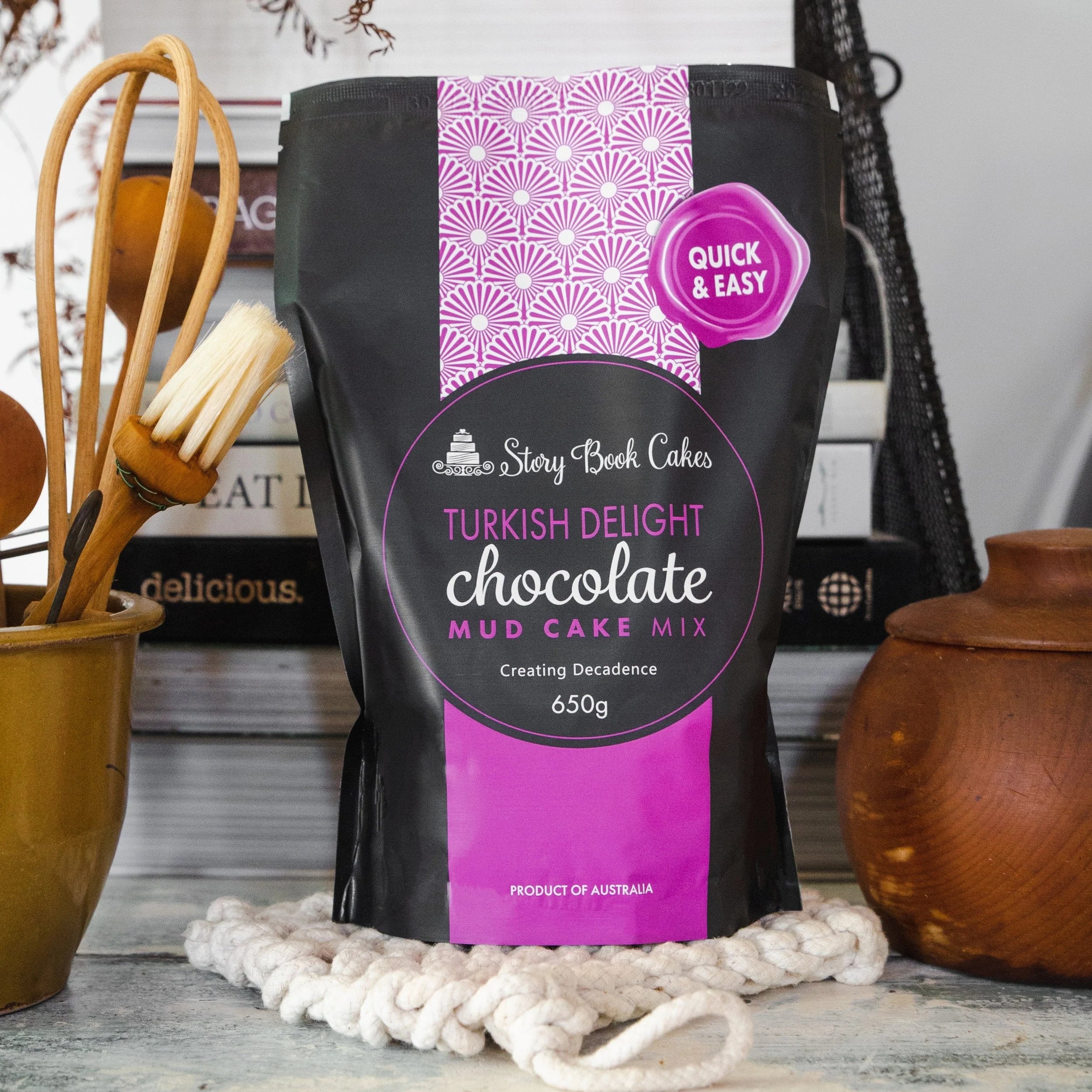 Turkish Delight Mud Cake Mix 650g – Story Book Cakes