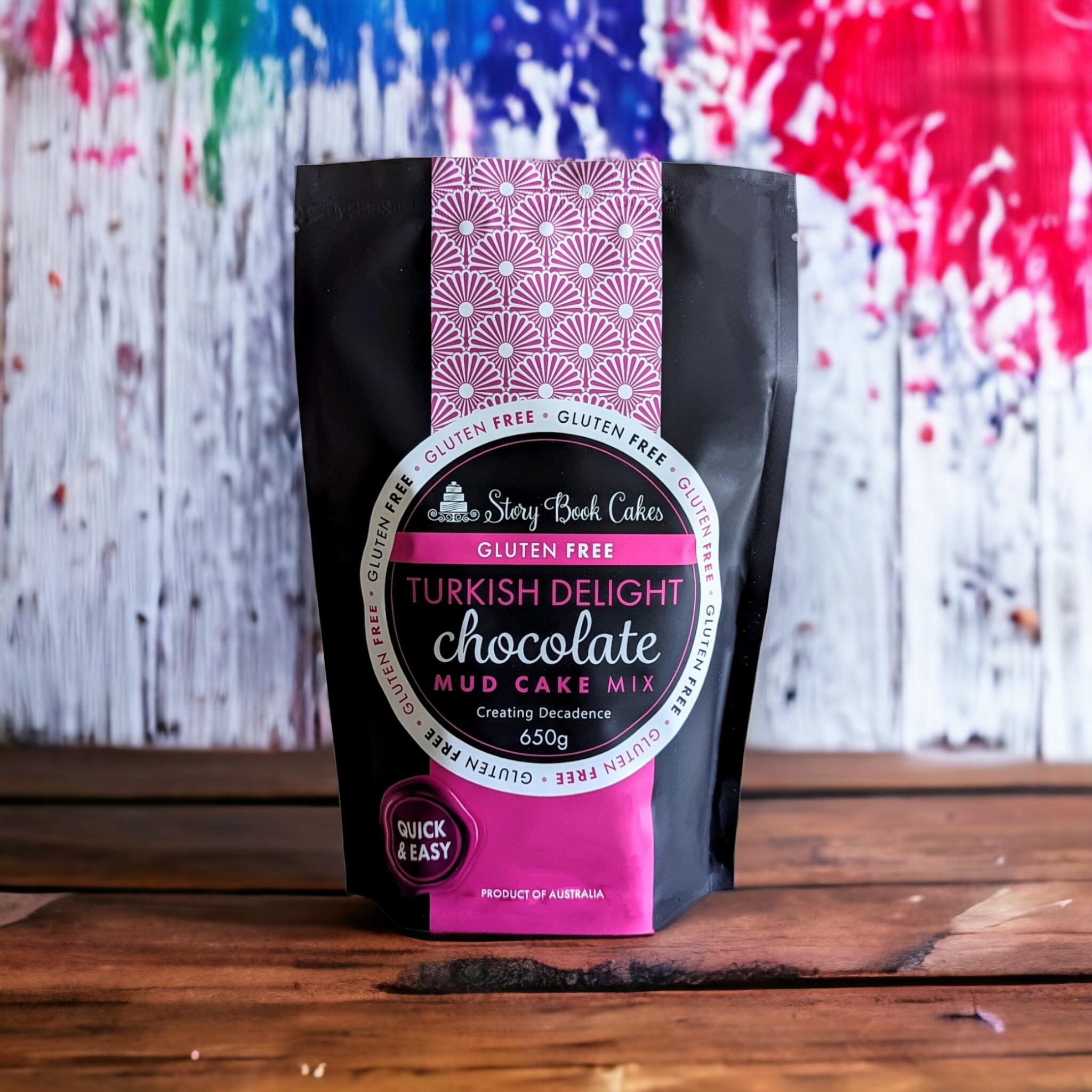 Gluten Free - Turkish Delight Chocolate Mud Cake Mix 650g – Story Book ...